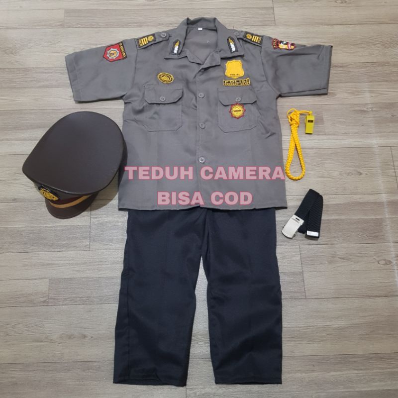 BAJU POLISI ANAK LAKI2 / BAJU SERAGAM POLISI ANAK / BAJU SERAGAM POLISI ...