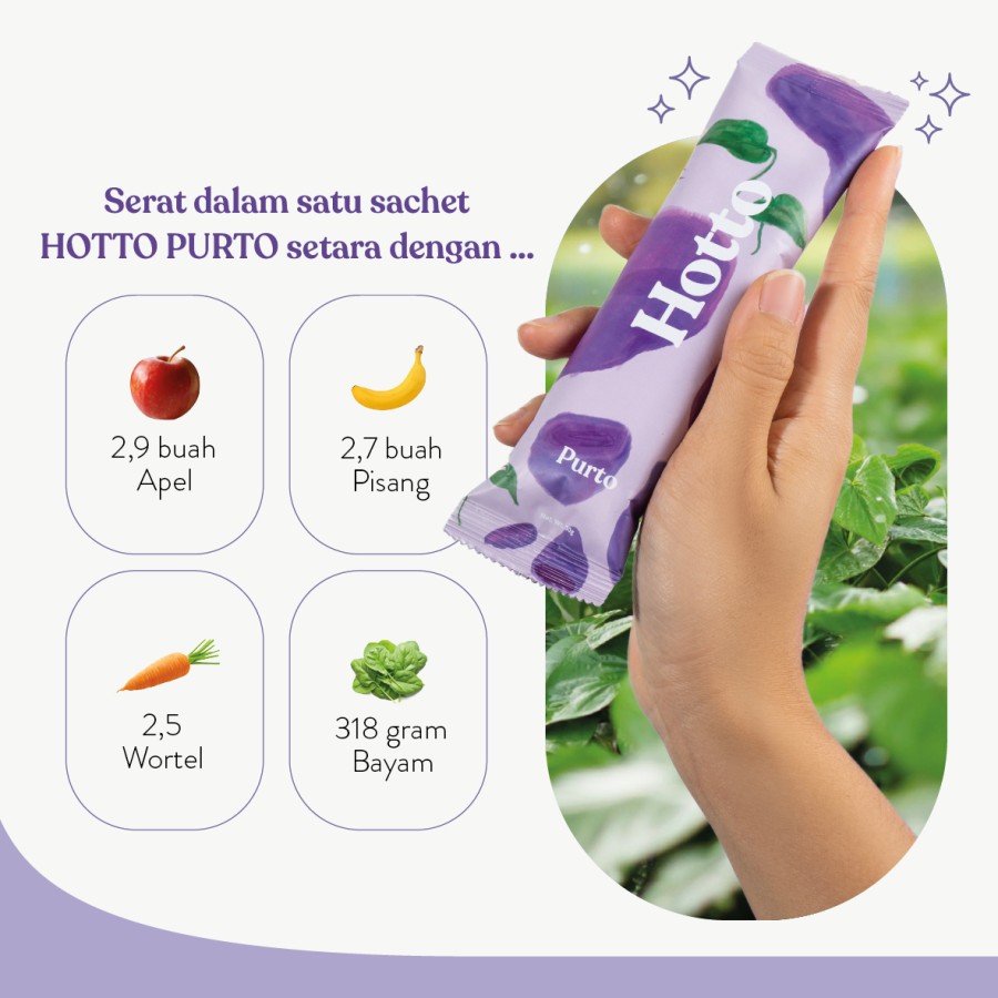 Hotto Purto Pouch (16 sachet) Multigrain with Purple Potato | Lazada ...