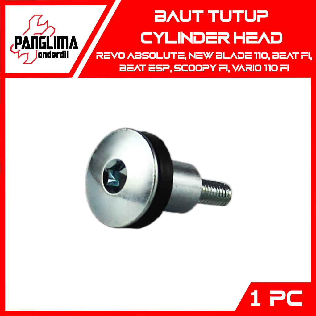Baut Tutup Head Beat FI-eSP & Scoopy F1 & Vario 110 & Revo Absolute ...