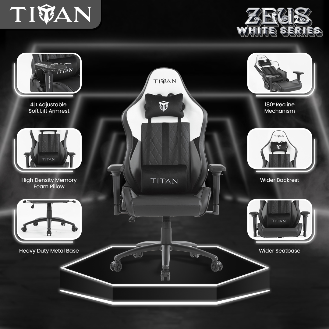 Titan Zeus Series Premium Quality Seat Kursi Gaming | Lazada Indonesia