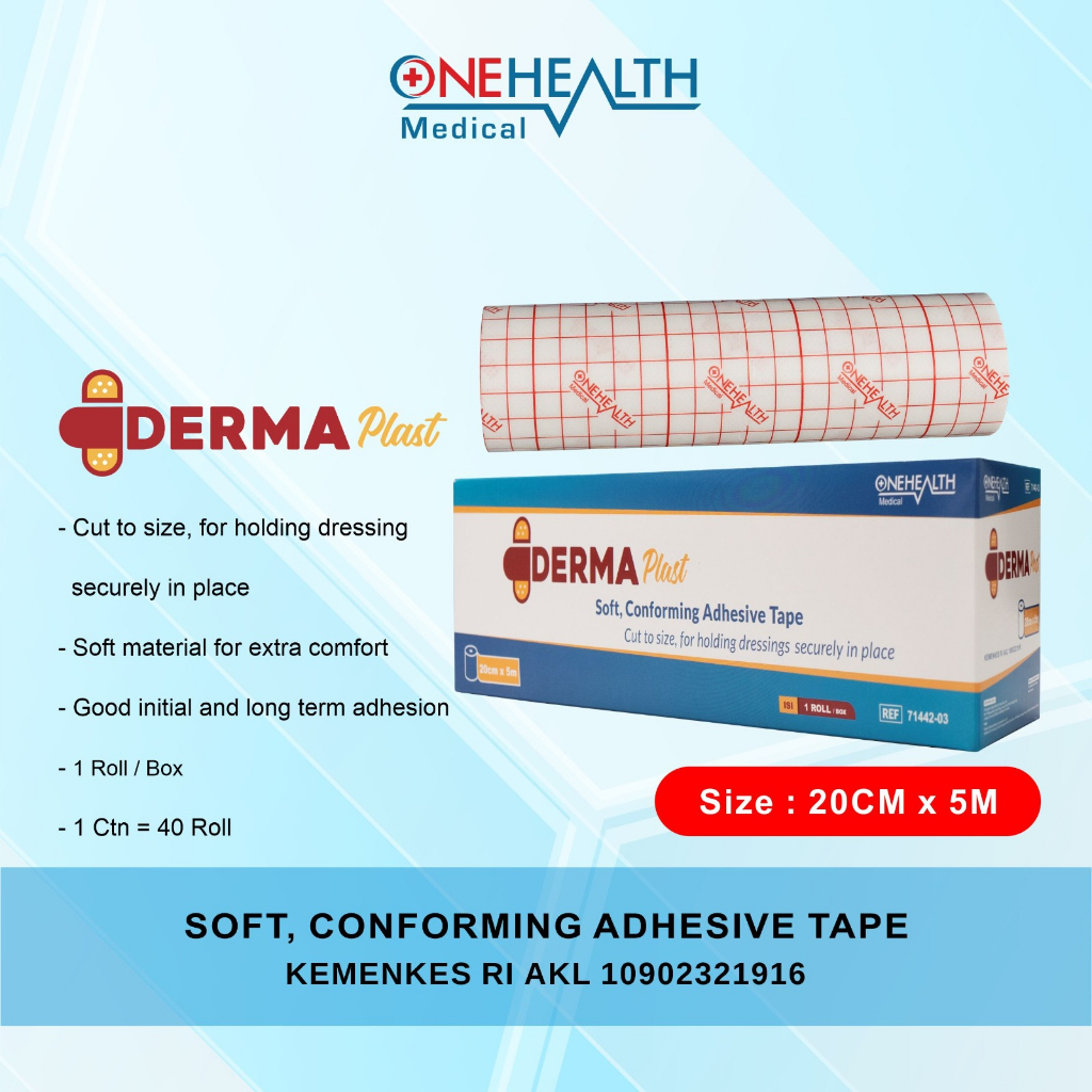 Dermaplast Plester Perban Medis Luka Operasi Anti Air Plesterin Gulung ...