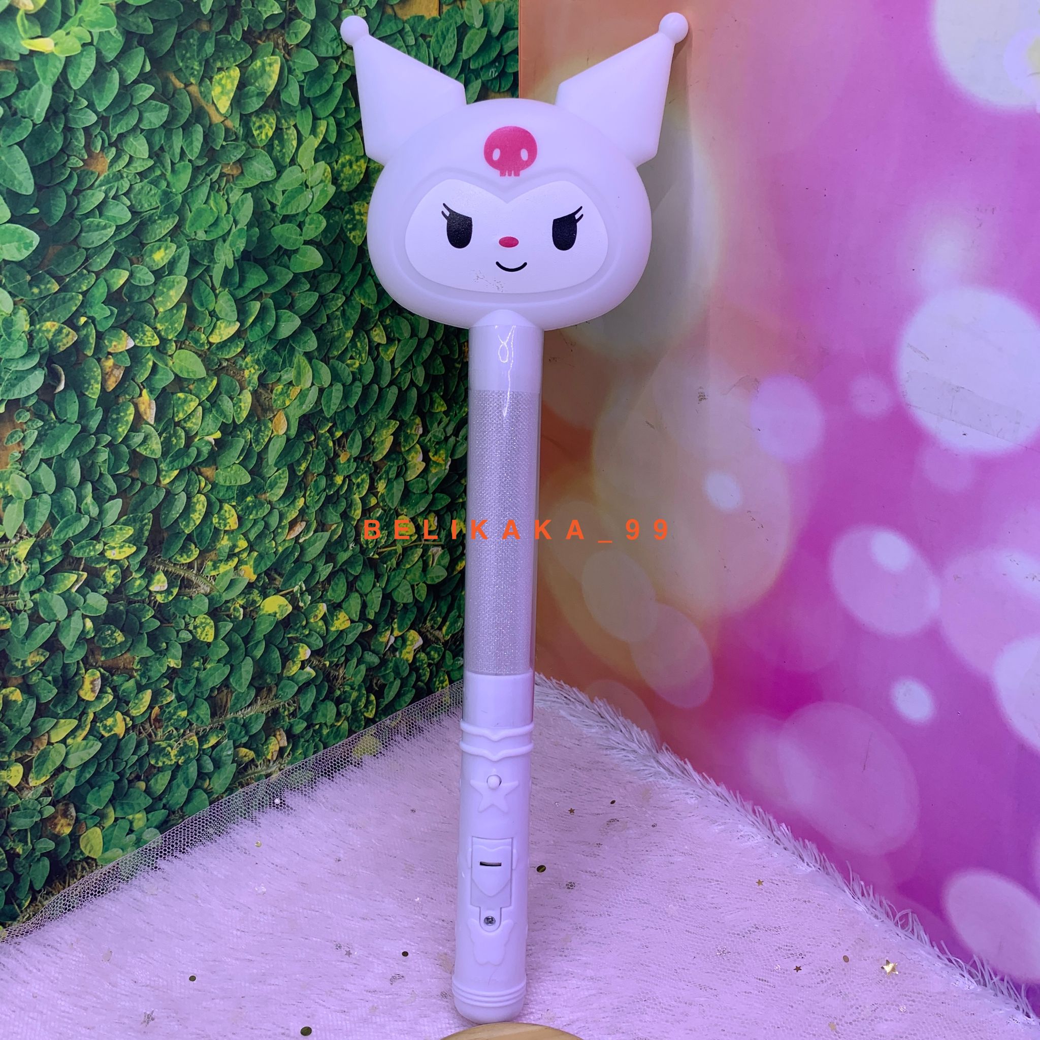 MAINAN TONGKAT ANAK KARAKTER KUROMI LED / TONGKAT NYALA KUROMI / LIGHT ...