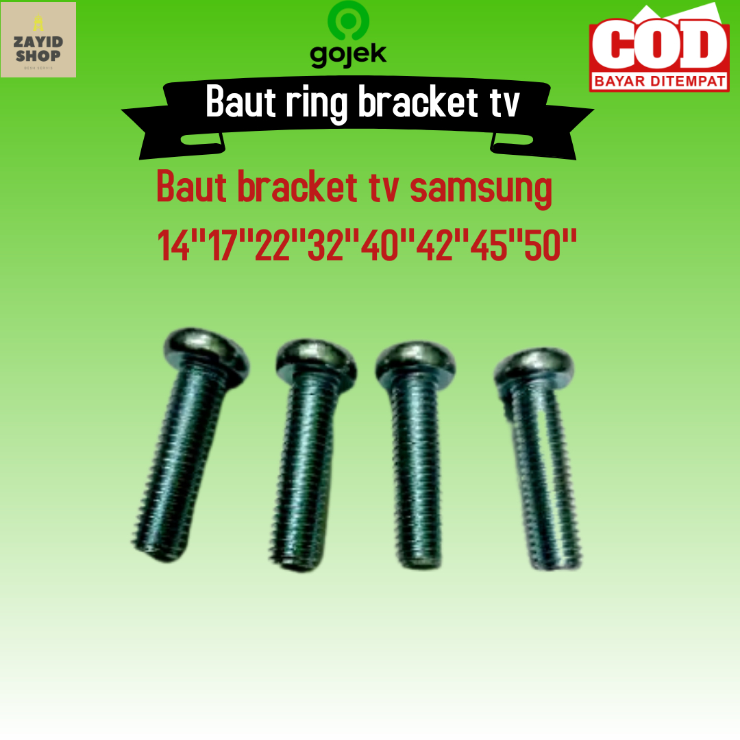 Baut tv Samsung ke Bracket tvJenis UAT4032N4300AK DAN N4003 baut ...