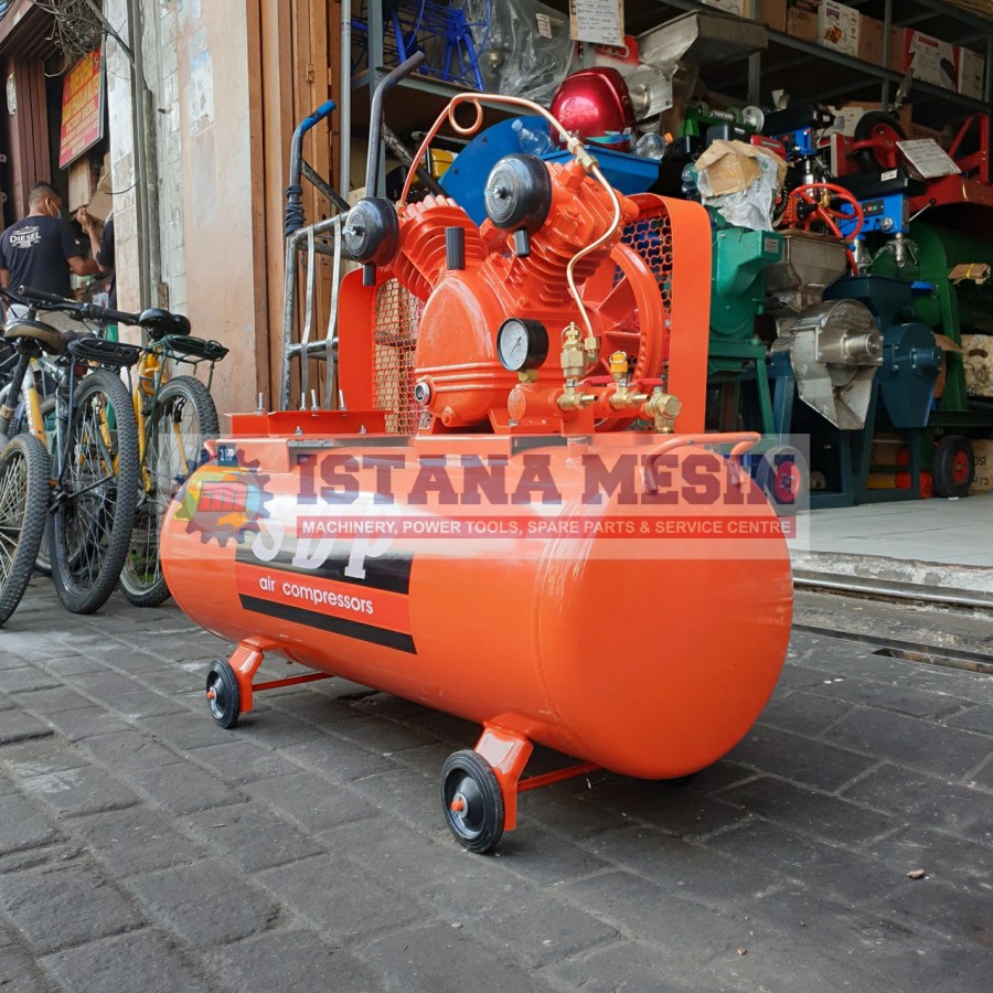 MESIN KOMPRESOR ANGIN SDP 2HP COMPRESSOR CAT 2 PISTON SDP MVU 5502 ...