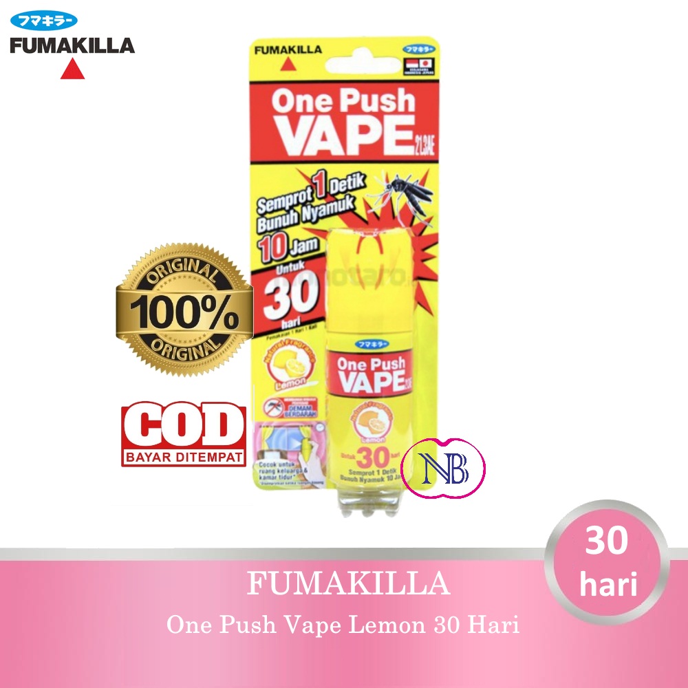 Fumakilla One Push Lemon Cairan Pembasmi Nyamuk 30 Hari | Lazada Indonesia