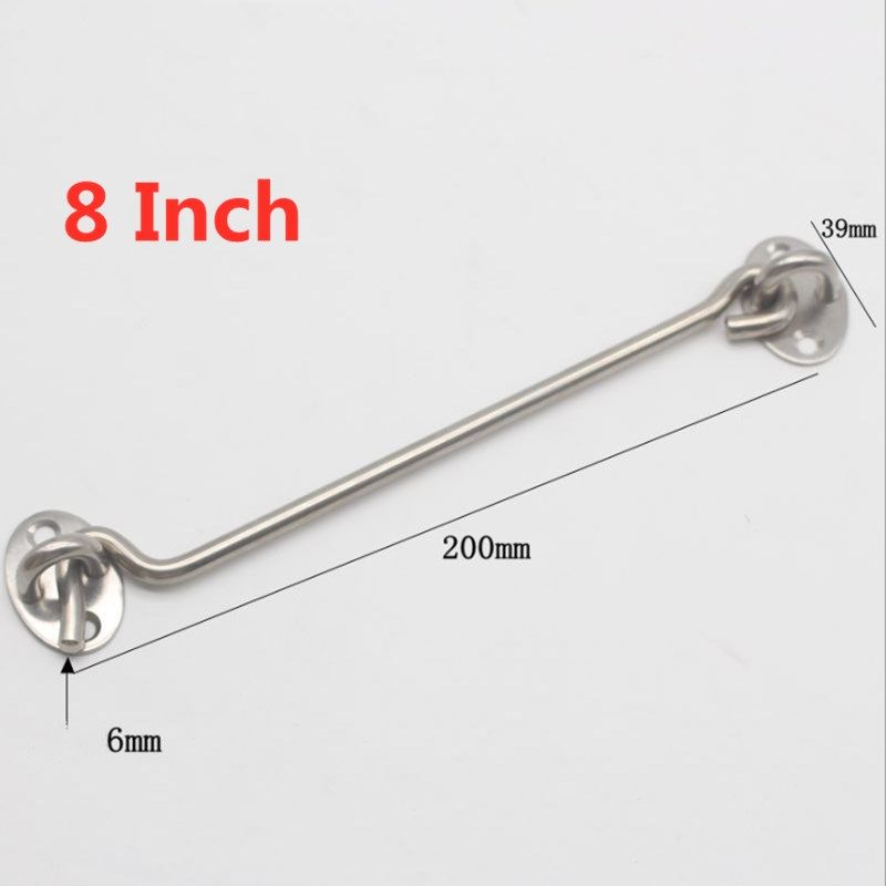 Isi 2 Hak Angin Jendela Stainless Pengait Jendela 8inci Window Hook ...