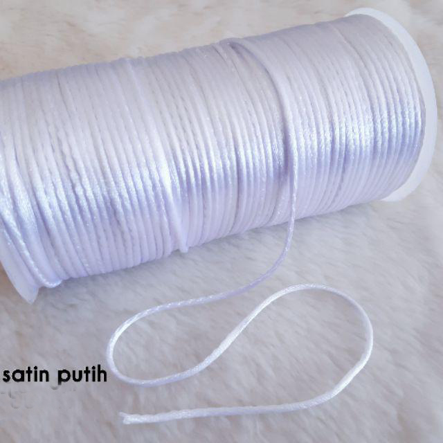 Tali satin tali cina ukuran 2mm meteran panjang 3 meter | Lazada Indonesia