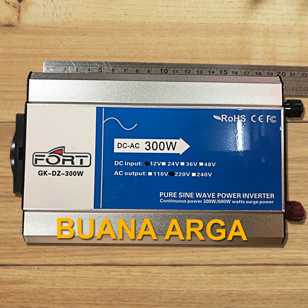 Power Inverter Fort Type GK-DZ-300-24 Input 24Vdc Output 220VAC 300W ...