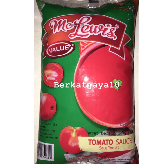 Mc Lewis Value Tomato Sauce Saus Tomat 1 kg | Lazada Indonesia Mc Lewis Value Tomato Sauce Saus Tomat 1 kg | Lazada Indonesia