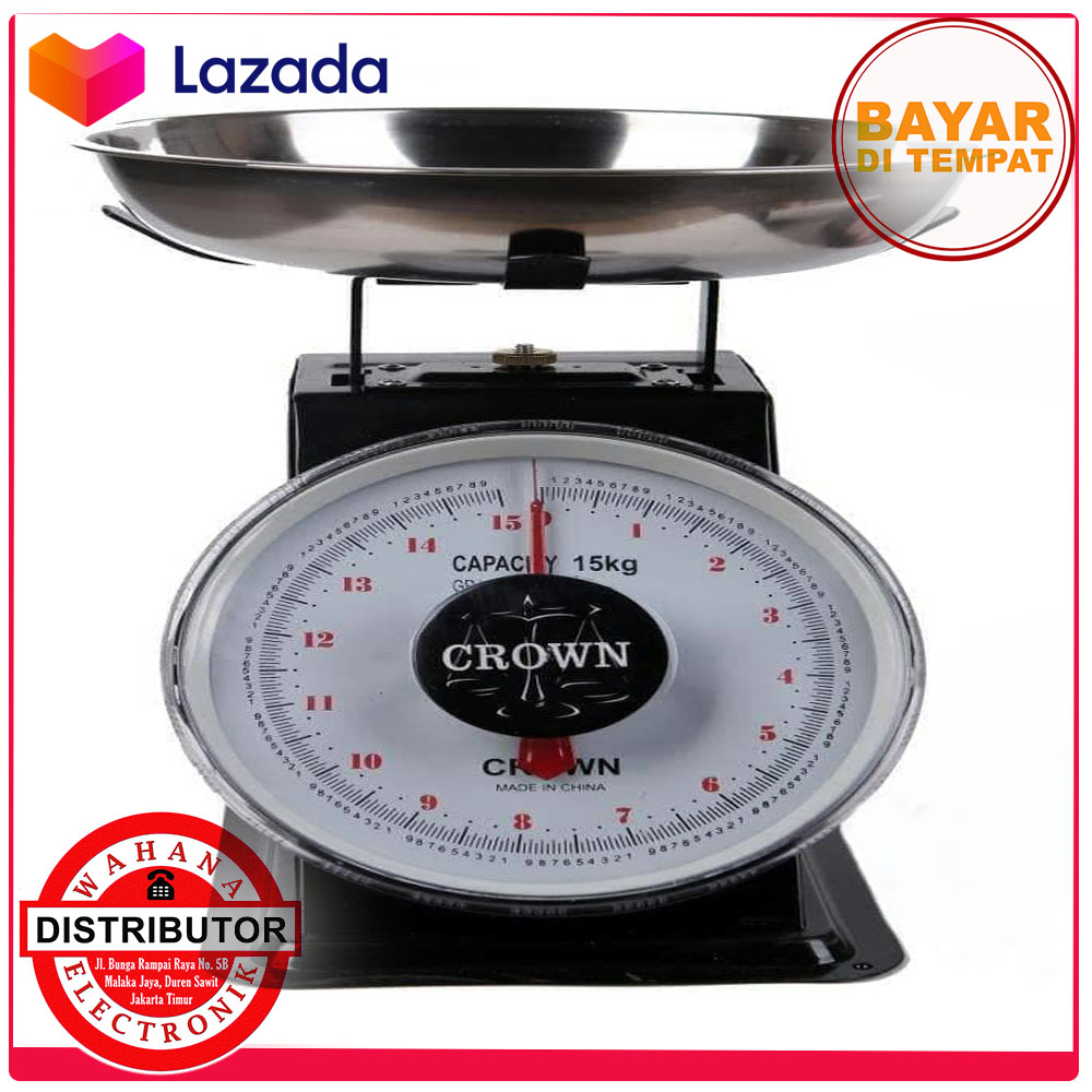 TIMBANGAN MANUAL 15KG BUAH & DAGING TIMBANGAN | Lazada Indonesia