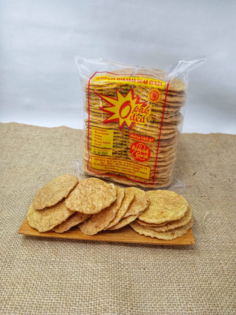 Opak Ketan Bakar Oded Sumedang 180 gram Rasa Asin | Lazada Indonesia