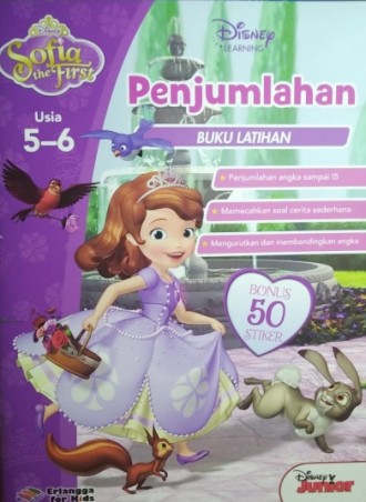 BUKU DISNEY LEARNING SOFIA SERI AKTIVITAS EDUKASI PENERBIT ERLANGGA ...