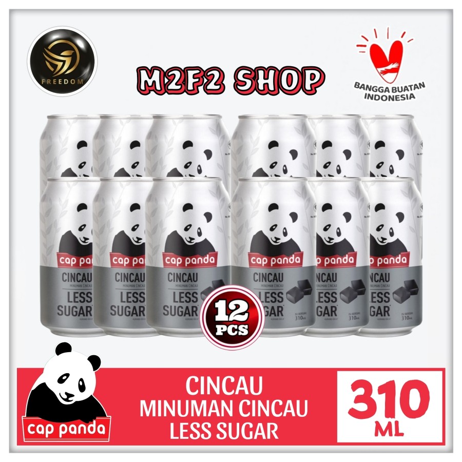 Cap Panda Grass Jelly Less Sugar Can | Minuman Cincau Rendah Gula ...