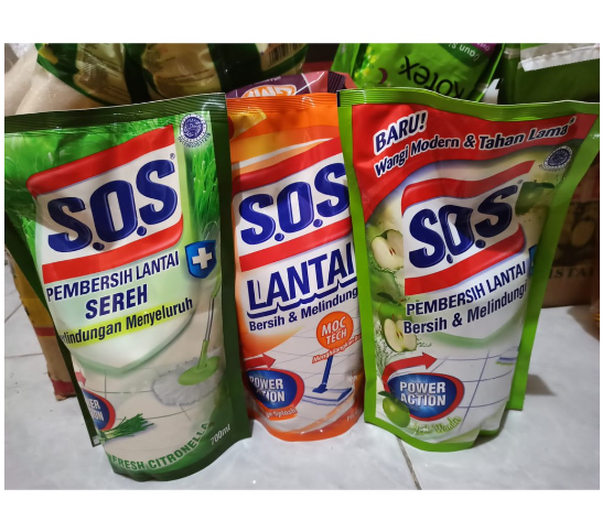 SOS Pembersih Lantai Pouch 750 ml 750ml | Lazada Indonesia