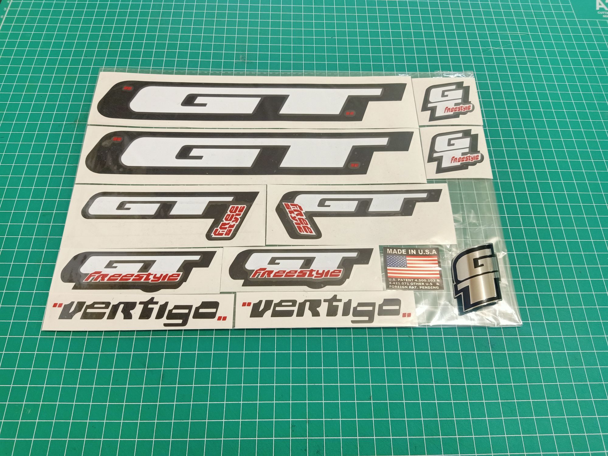 stiker dan emblem sepeda GT Vertigo | Lazada Indonesia