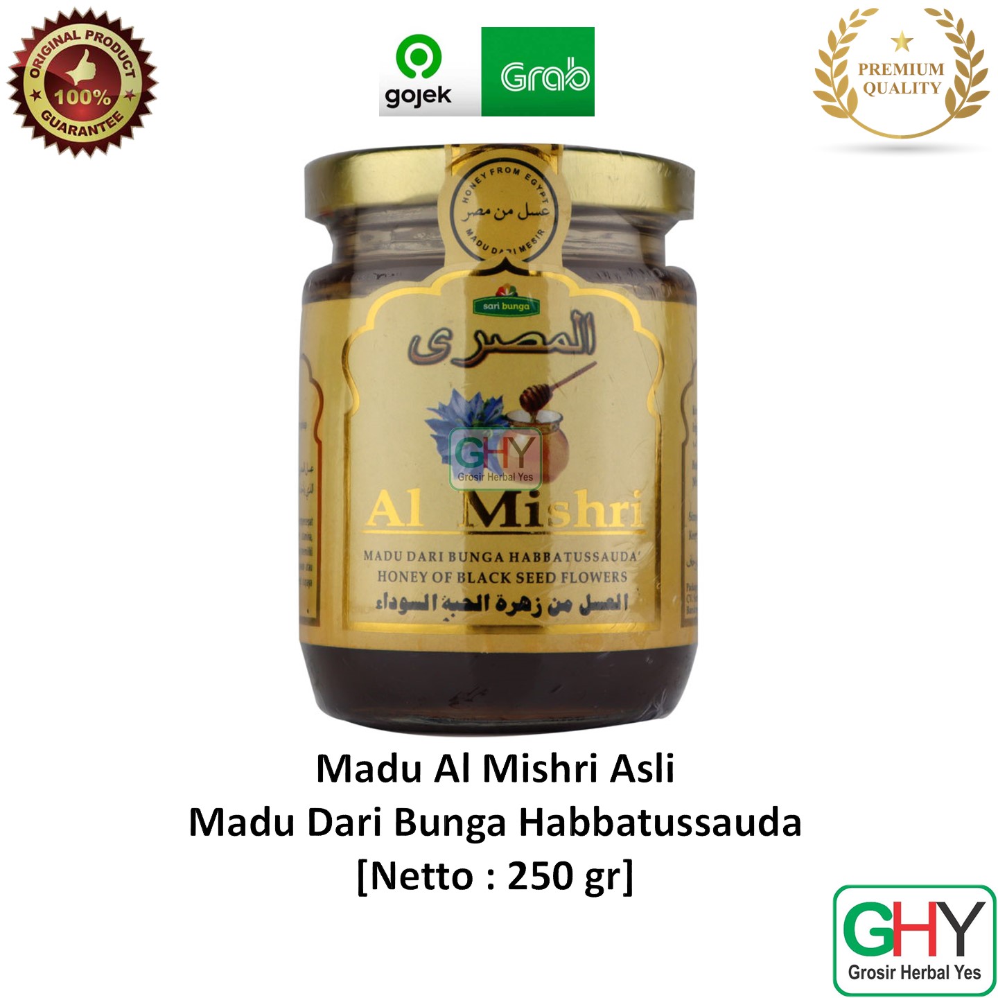 Madu Al Mishri - Madu Dari Bunga Habbatussauda ORIGINAL | Lazada Indonesia