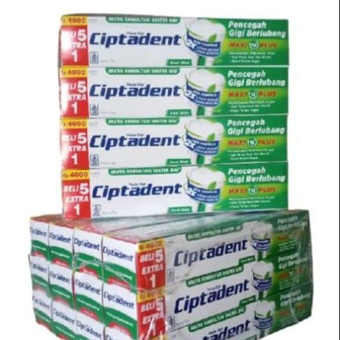 Ciptadent Pasta Gigi Ukuran 75 gr Isi 12 PCS | Lazada Indonesia