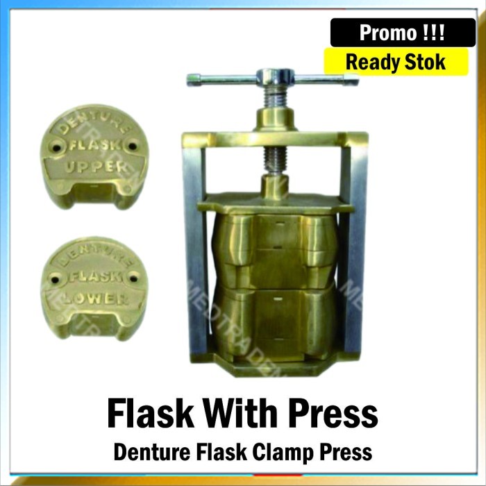 Denture Flask Clamp Press Set Brass Dental Laboratory | Lazada Indonesia