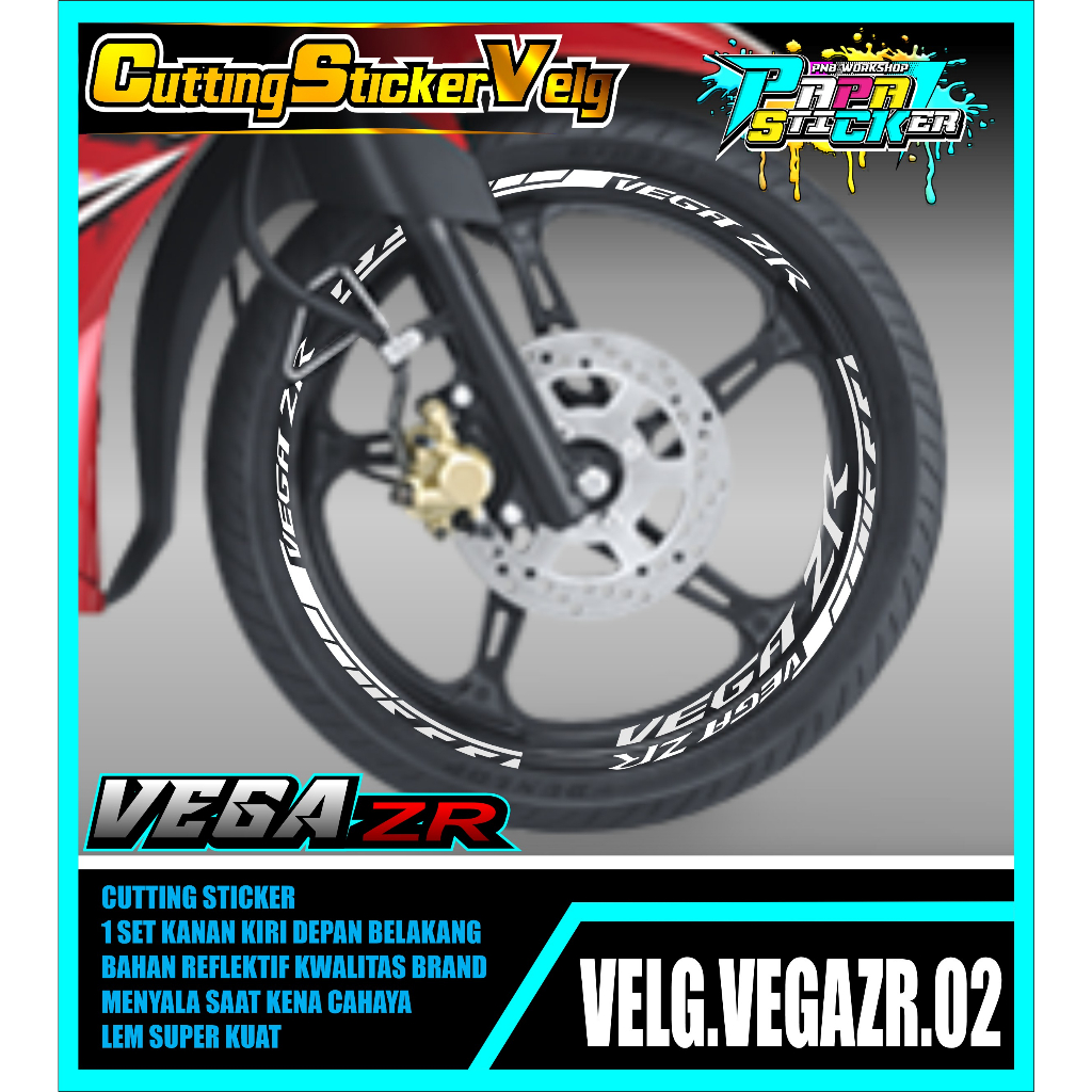 STIKER VELG VEGA ZR CUTTING STICKER VELG CUTTING VARIASI YAMAHA VEGA ZR ...