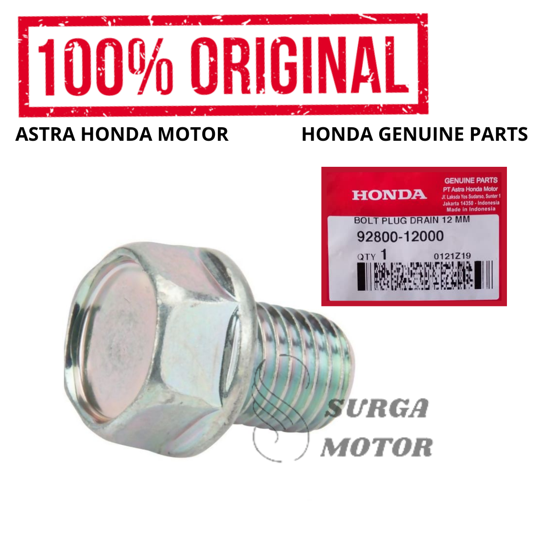 Baut Oli Bolt Plug Drain 12 mm Kunci 17 Draincock CBR Karisma Supra ...