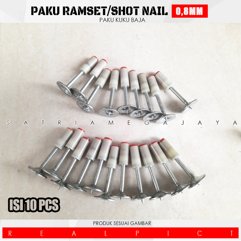 TURUN HARGA!!! paku ramset lurus paku mesui payung Paku Beton Paku ...