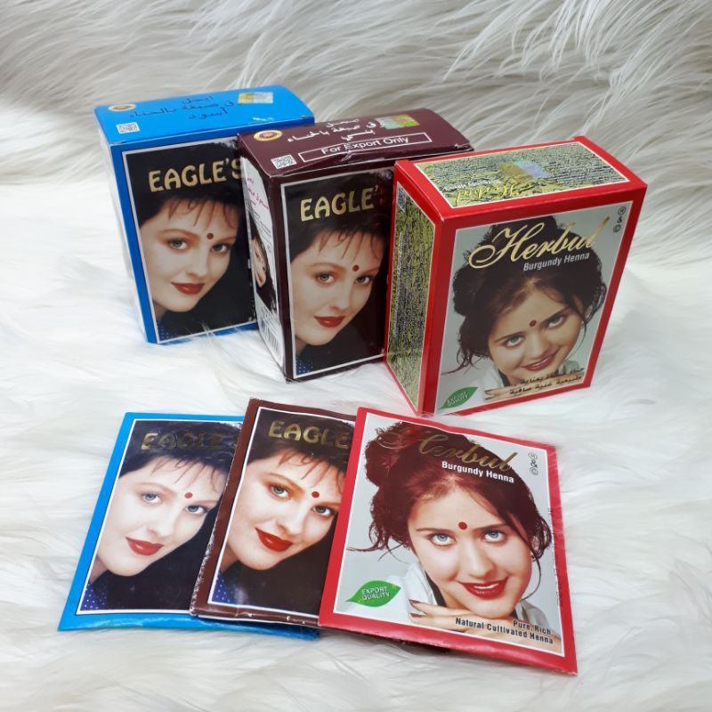 HENNA SEMIR RAMBUT /HENNA EAGLES /HENNA CAT RAMBUT ORIGINAL / HENA ...