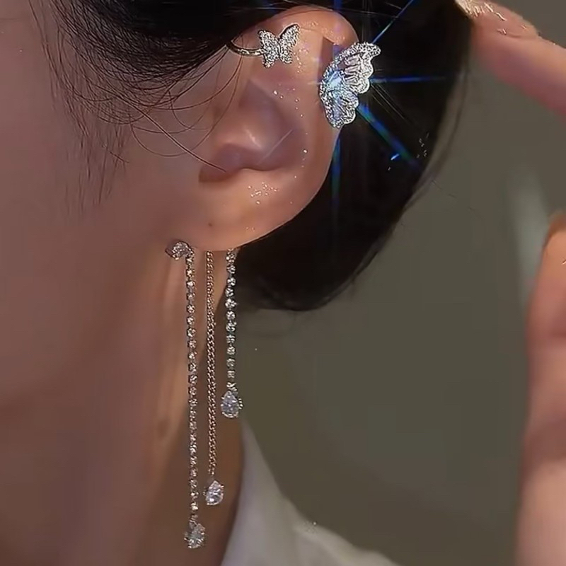 Anting Klip Bloom Silver Clip Earring Party - 1 anting bukan sepasang ...