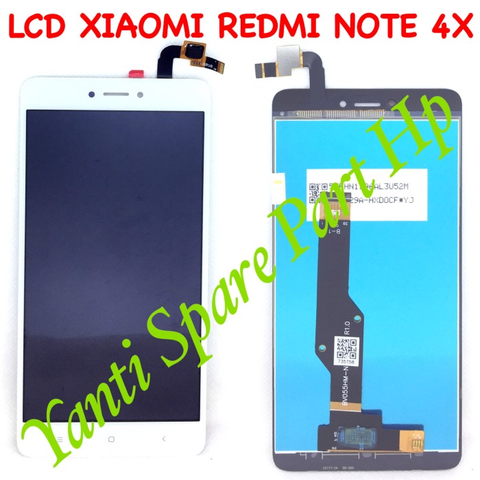 Lcd Touchscreen Xiaomi Redmi Note 4X Snapdragon Fullset Original ...