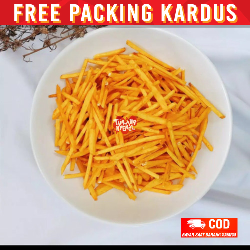 SNACK KILOAN STIK TALAS ASIN 250 GRAM CEMILAN CAMILAN MAKANAN RINGAN ...