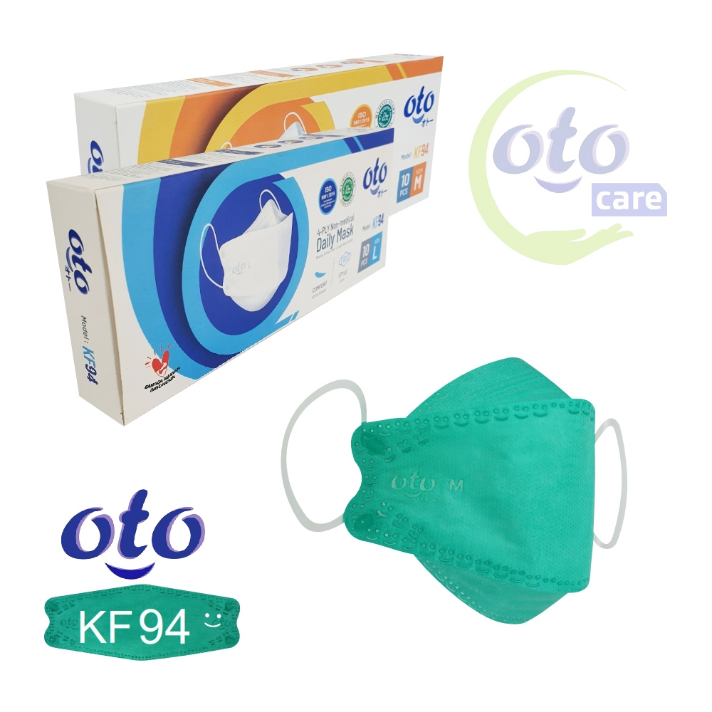 OTO Masker KF94 Earloop Kesehatan Wajah 4 lapis Face Disposable Mask ...