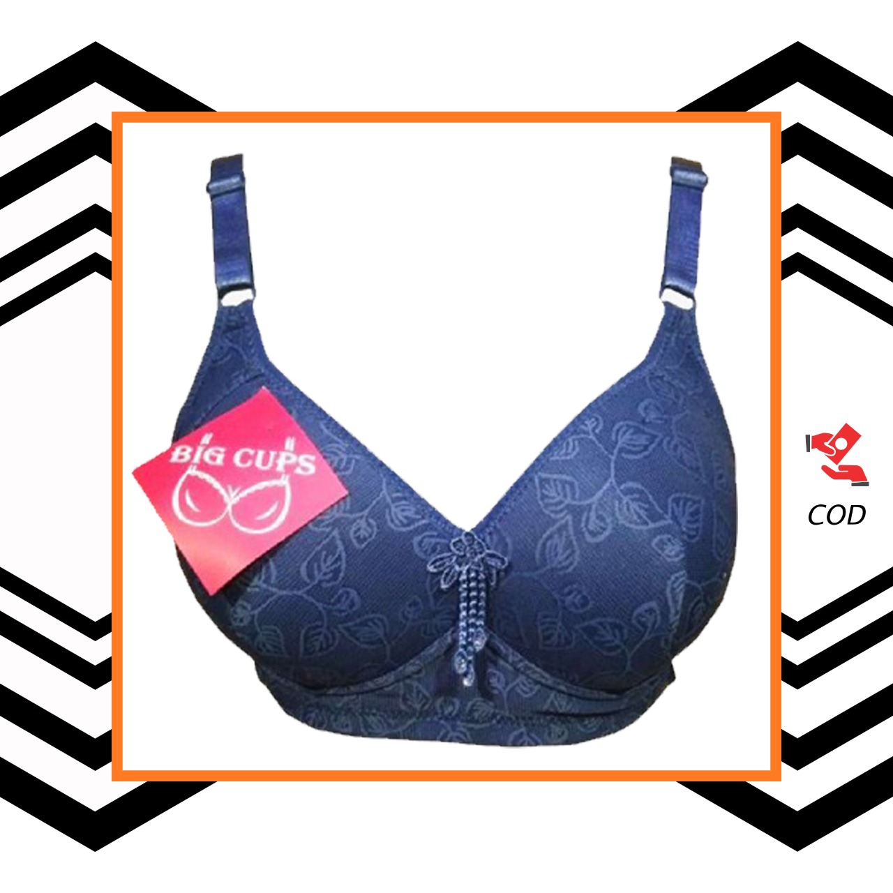 Bra Cup Besar ( 36 - 46 ) Tanpa Kawat Kait 3 Motif Bunga merk Lydyly DD ...