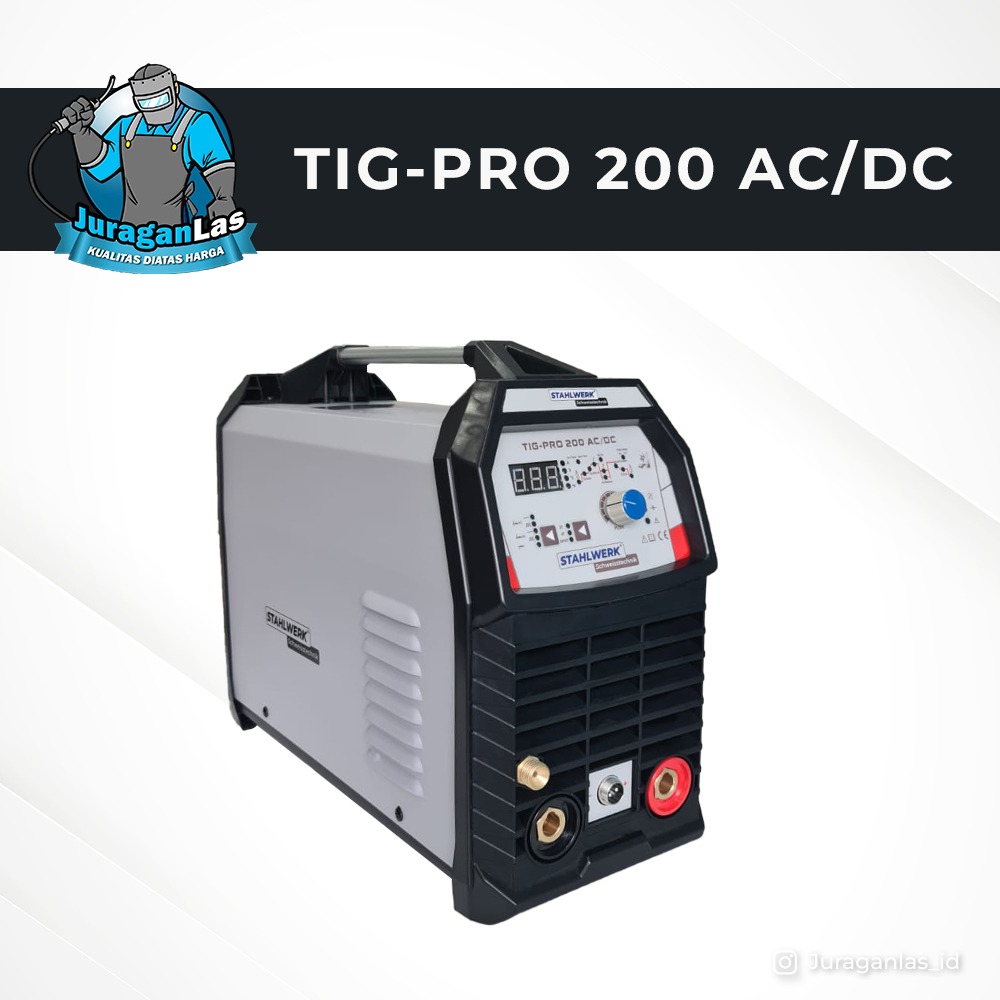 Mesin las AC / DC TIG / Argon Pulse merk Stahlwerk TigPro-200 | Lazada ...
