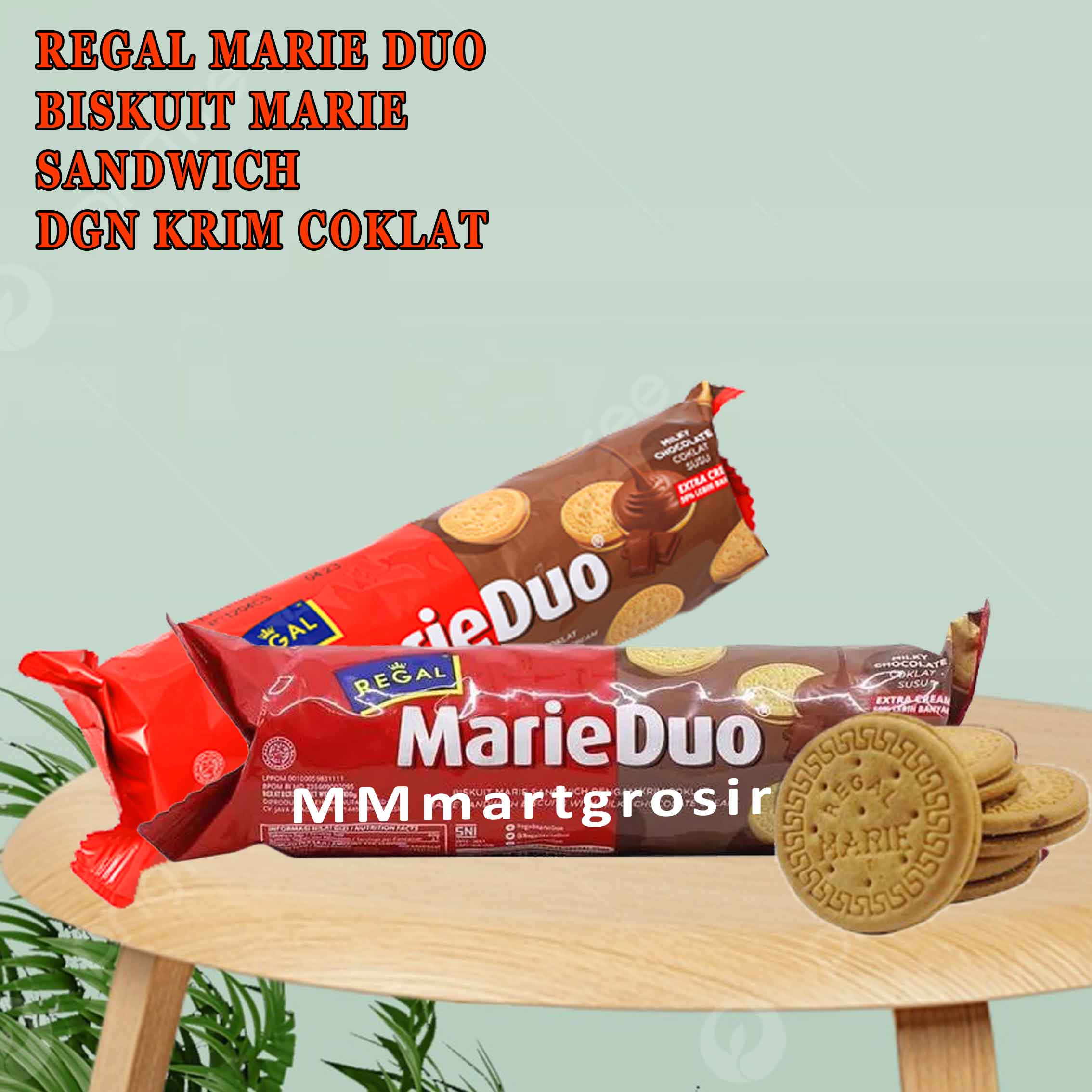 Regal Marie Duo/ Biskuit Marie Sandwich/ Biskuit Cream Chocolate/ 100gr ...
