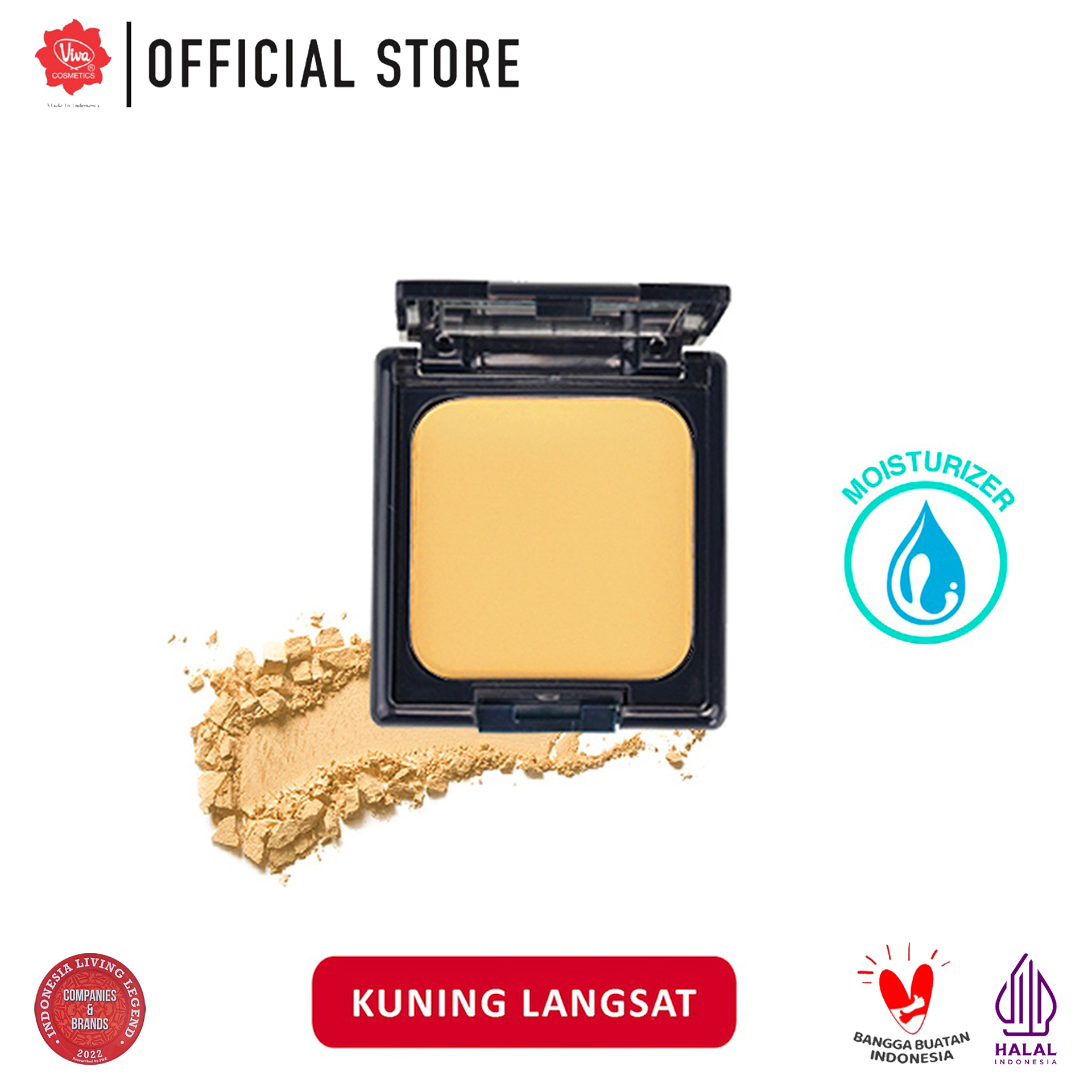 Viva Compact Powder Blue (Biru) - tersedia 2 varian warna | Lazada ...