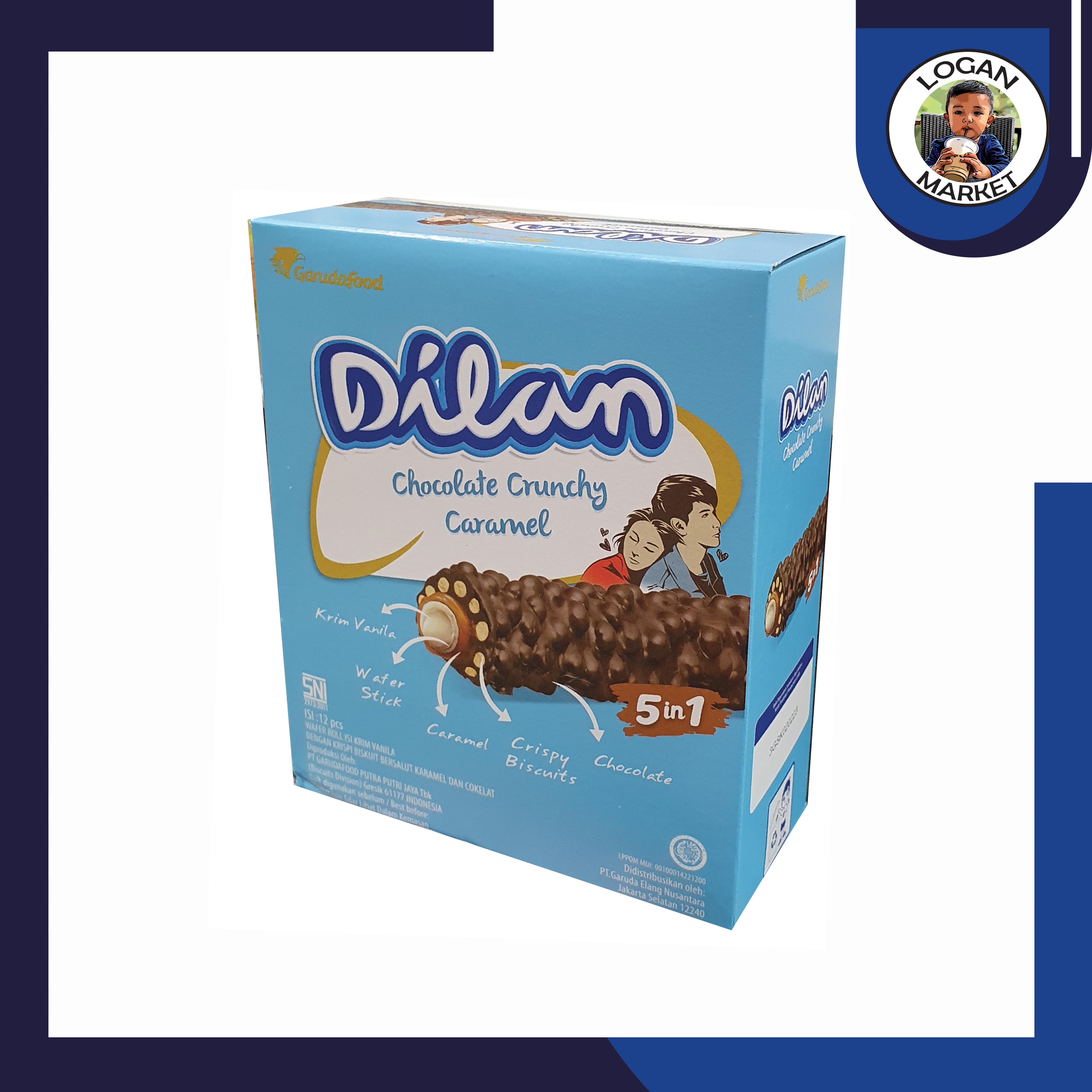 Dilan Chocolate Crunchy Caramel Box Isi 12Pcs 12 Pcs | Lazada Indonesia
