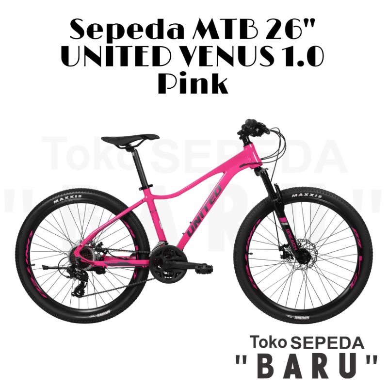 TB - Sepeda MTB UNITED VENUS 1.0 Ukuran 26 Inch | Lazada Indonesia