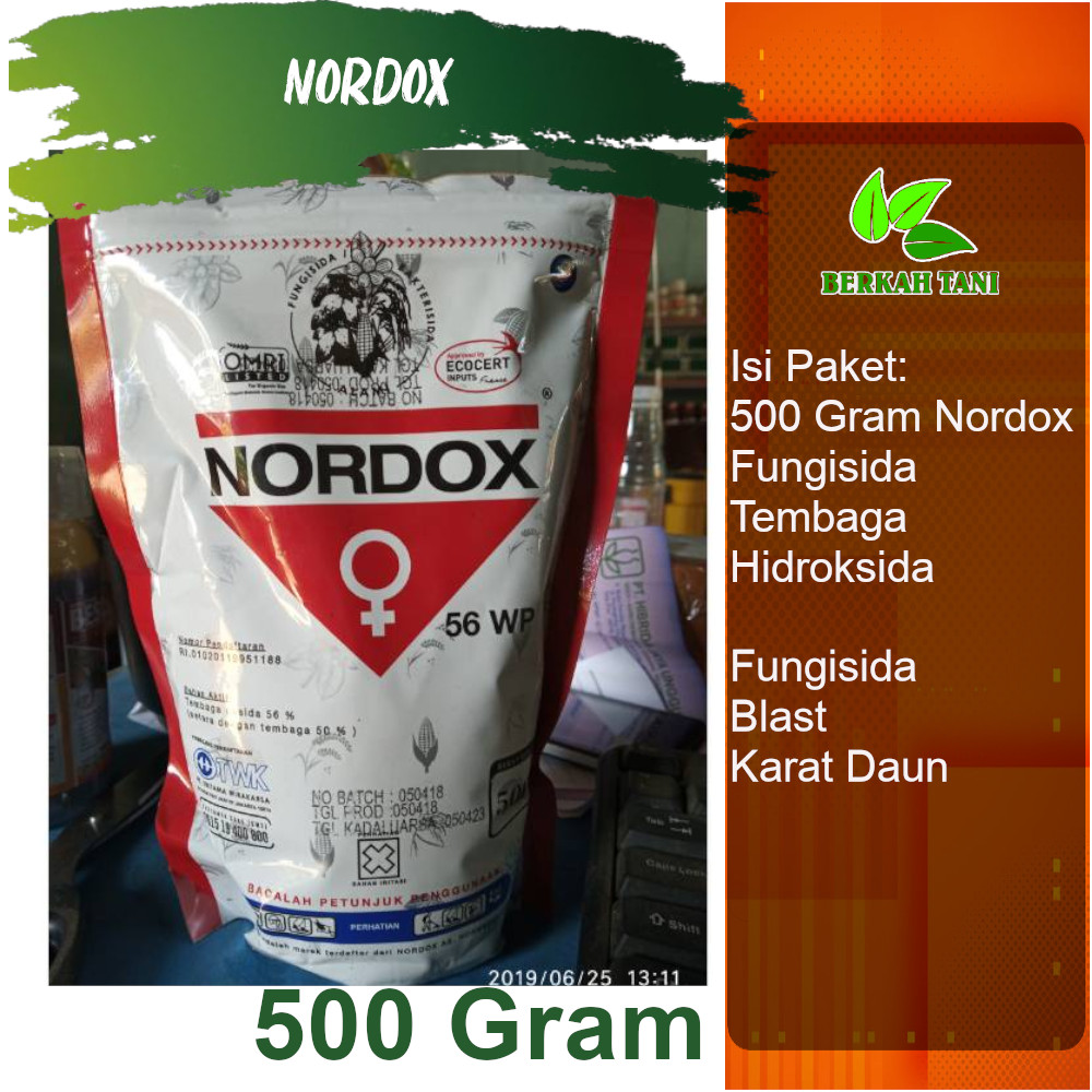 Nordox 500 Gram Bakterisida Fungisida Tembaga Hidroksida | Lazada Indonesia