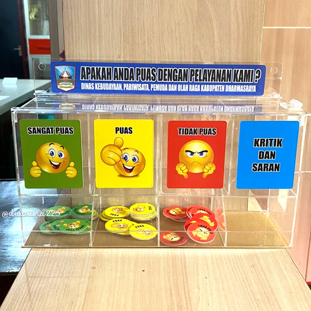 NEW - KOTAK SARAN AKRILIK - KOTAK KEPUASAN PELANGGAN AKRILIK | Lazada ...