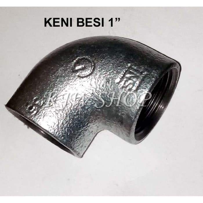 Keni Knee Elbow Besi Galvanis 1" 1inch Fitting Besi Fiting Besi ...