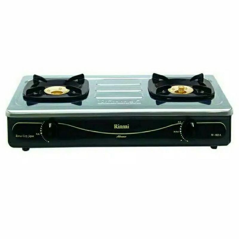 Kompor Gas Rinnai 2 Tungku Ri 602A api besar api lilin | Lazada Indonesia
