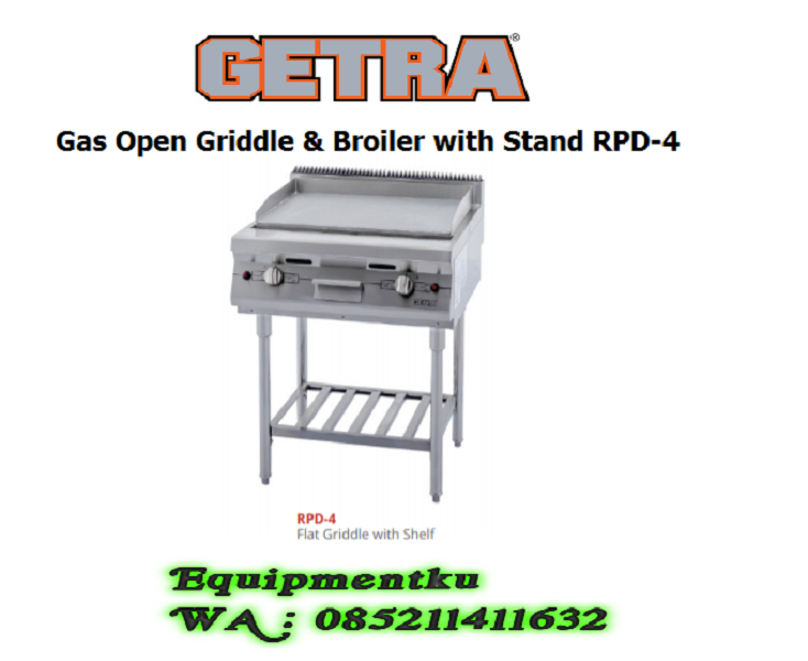 GETRA Gas Open Griddle & Broiler with Stand TYPE RPD-4 | Lazada Indonesia