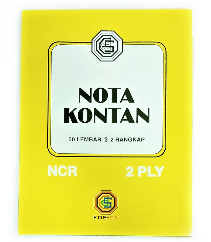 BUKU NOTA KONTAN BESAR 2 RANGKAP NCR TANPA KARBON 2 PLY 50 SET NON ...