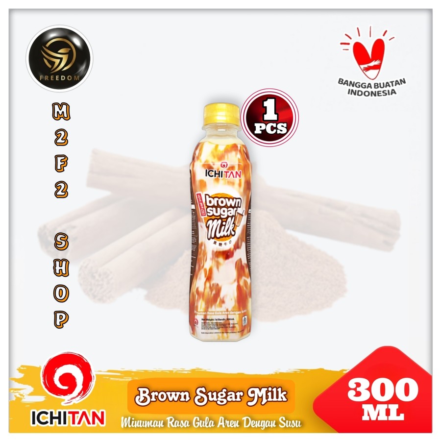 Ichitan Brown Sugar Milk | Susu Gula Aren Botol Pet - 300 ml (Kemasan ...
