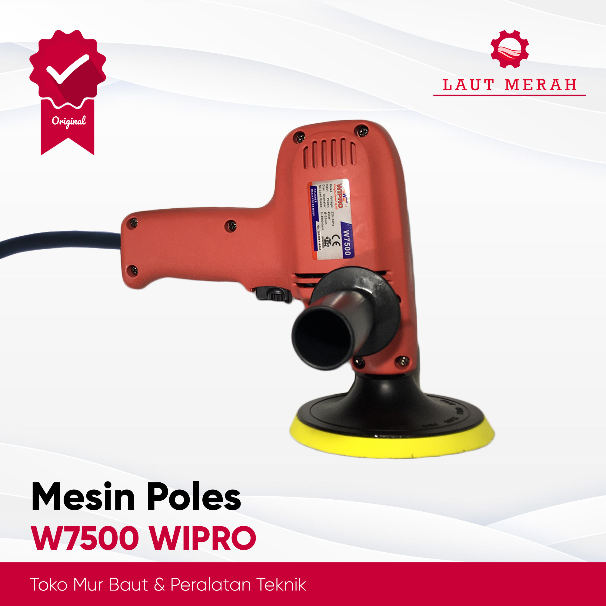 Wipro Polisher / Mesin Poles Body Mobil Motor 5" with Control Speed ...
