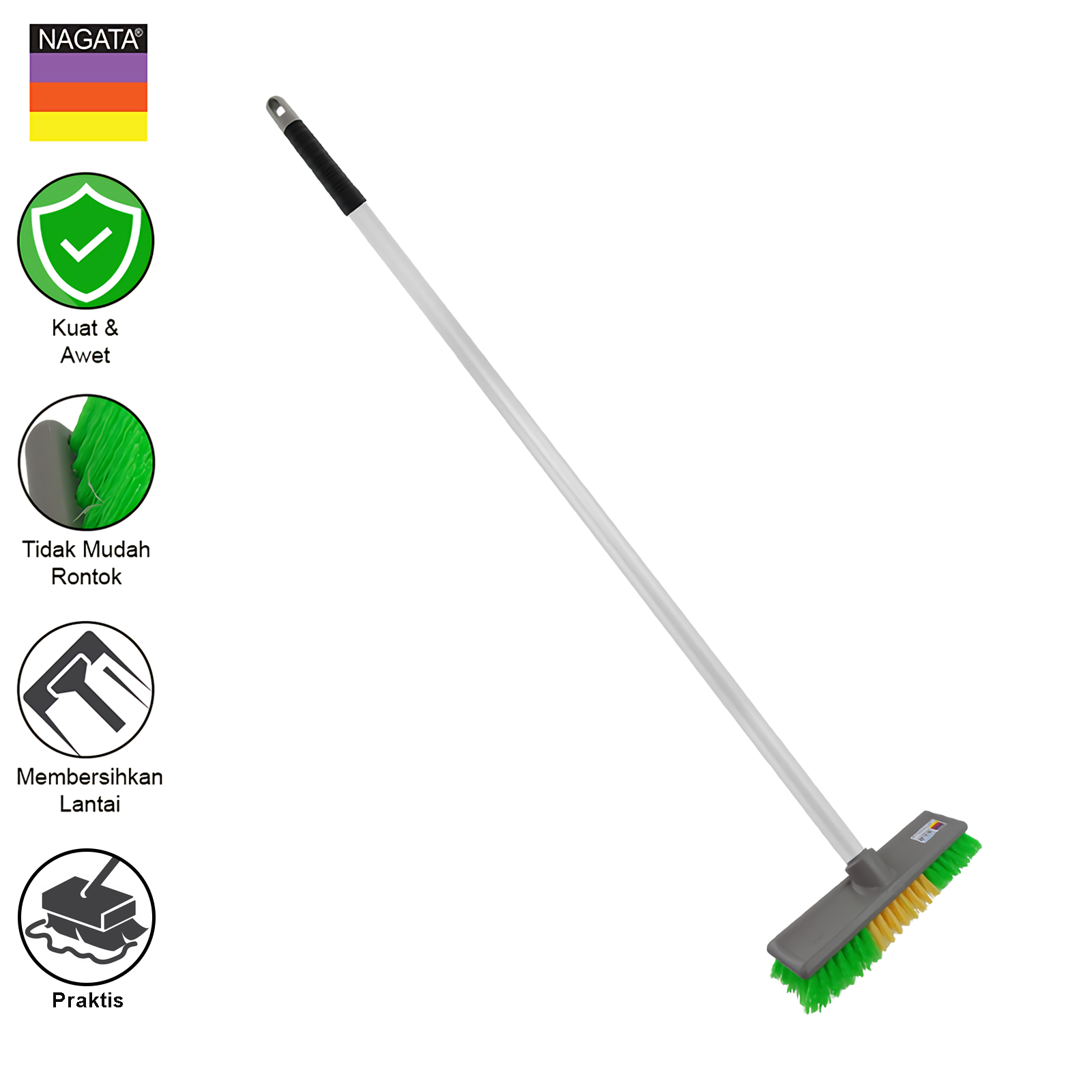 NAGATA Sikat Lantai 22 CM Sikat Lantai Deluxe Floor Brush Perlengkapan ...