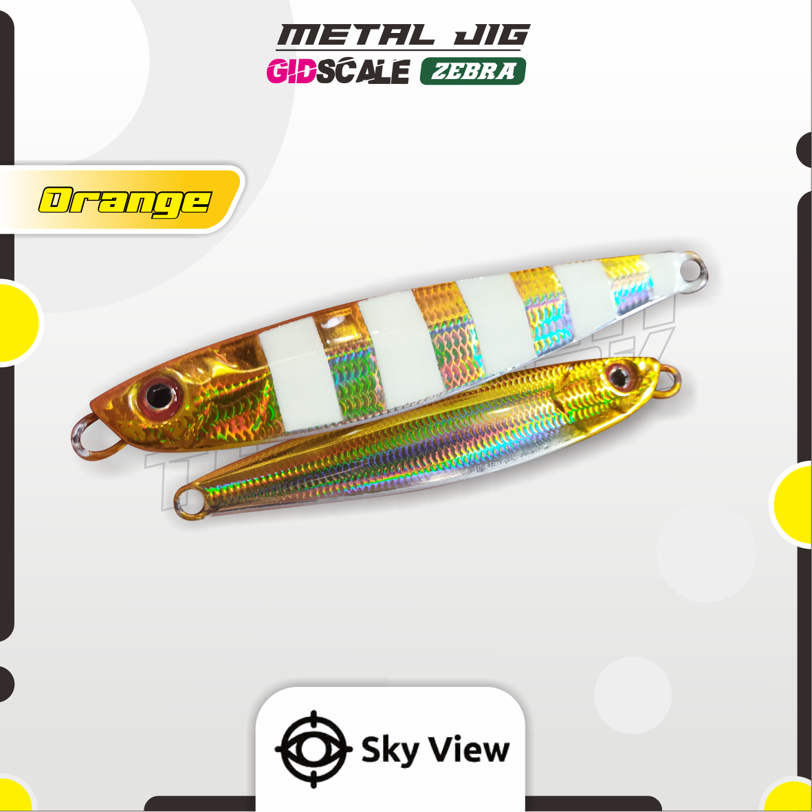 Umpan Metal Jig 30 Gram GID Zebra 30gr MetalJig Killer 30g 30 gr 30 G 30gram Jiging Casting Cast ...