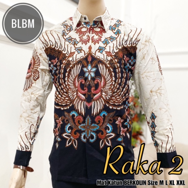 Batik Lontara Kode Raka 1 Raka 2 Batik Lanang by Mamez | Lazada Indonesia