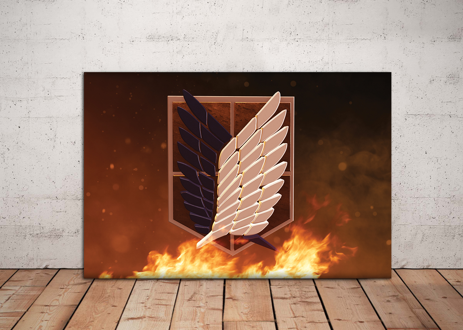 Hiasan Dinding Rumah Anime Attack on Titan/ Wall Decor AOT 9 mm ...