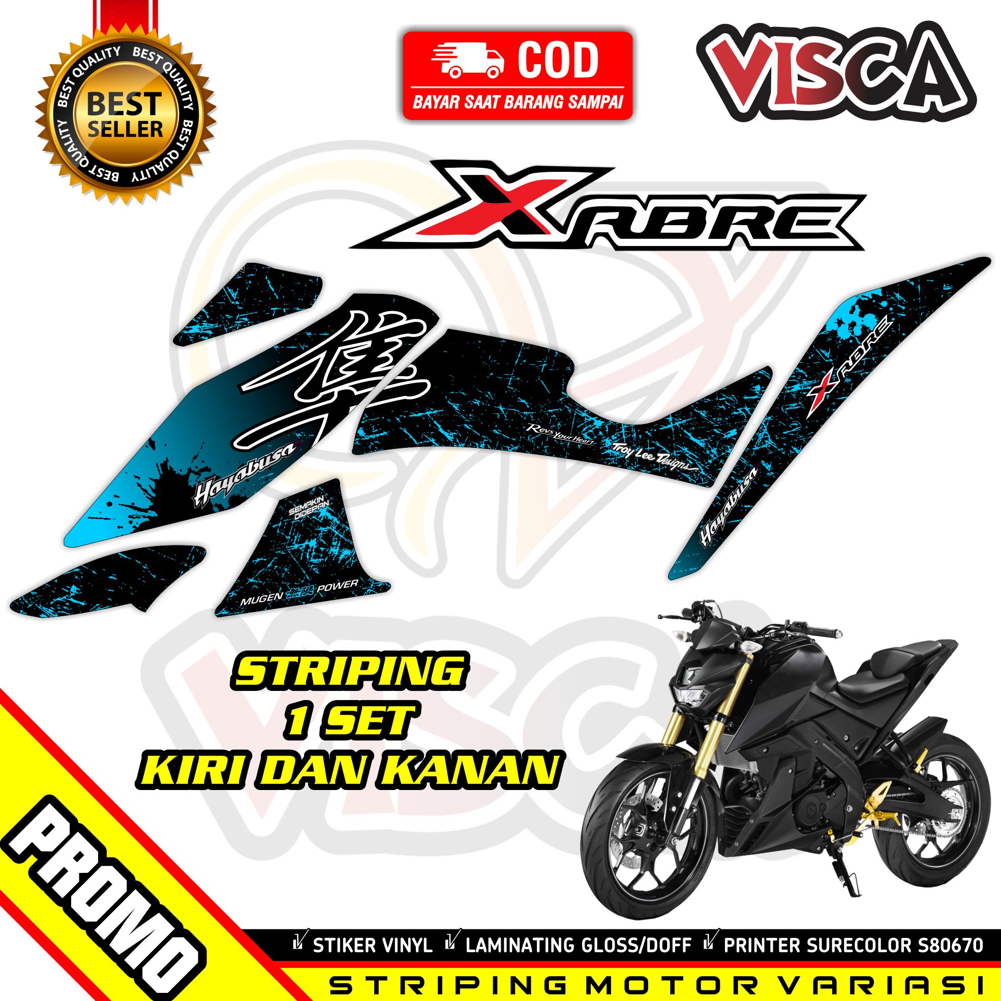 Striping Xabre Variasi - Stiker Motor Yamaha Xabre Desain Hayabusa ...
