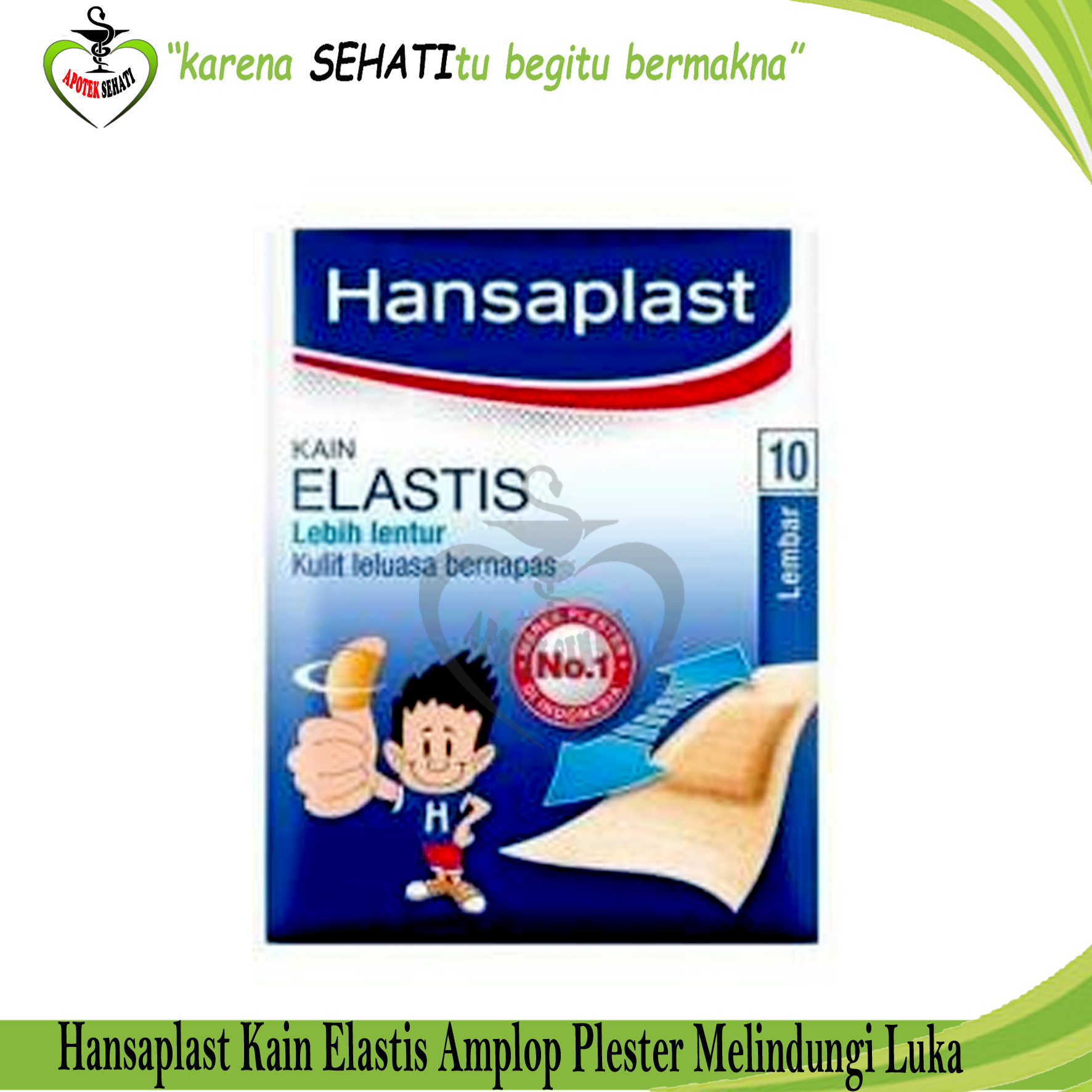 Hansaplast Plester Elastis Penutup Luka Hansaplas Box Jumbo dan Reguler ...